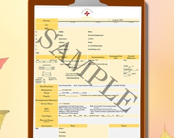 9-month Well-child Check SOAP Note Template for Nurse Practitioner ...