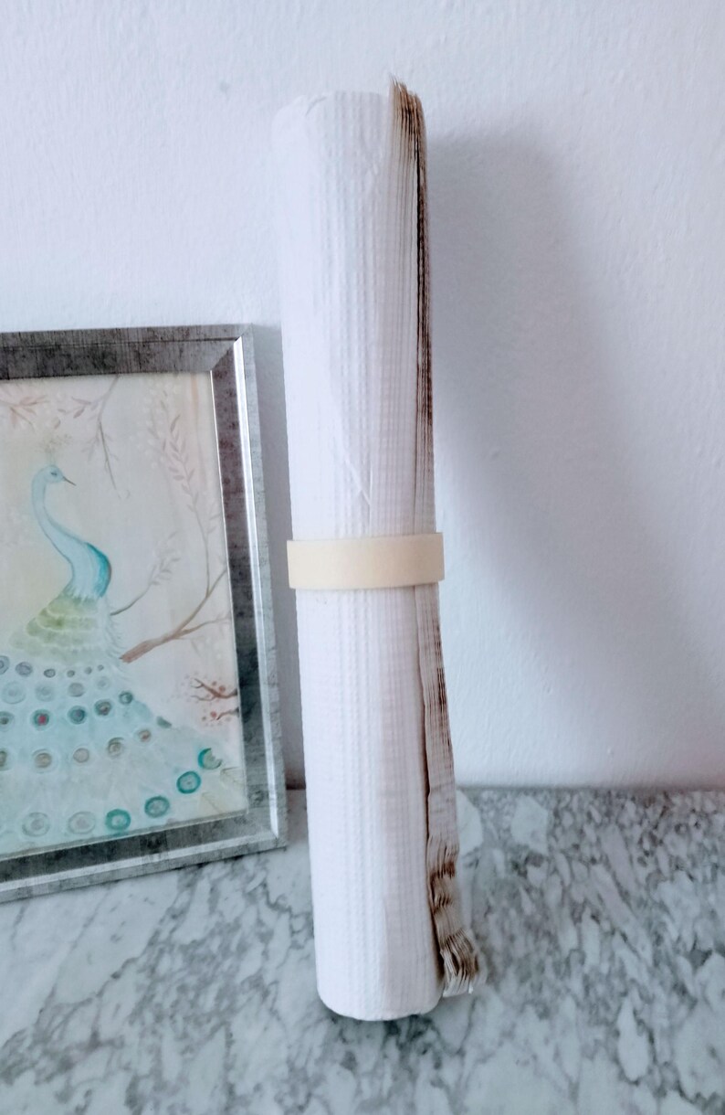 Old Packing Paper, Vintage Yellowed / White Sheets of Paper for Crafts ...