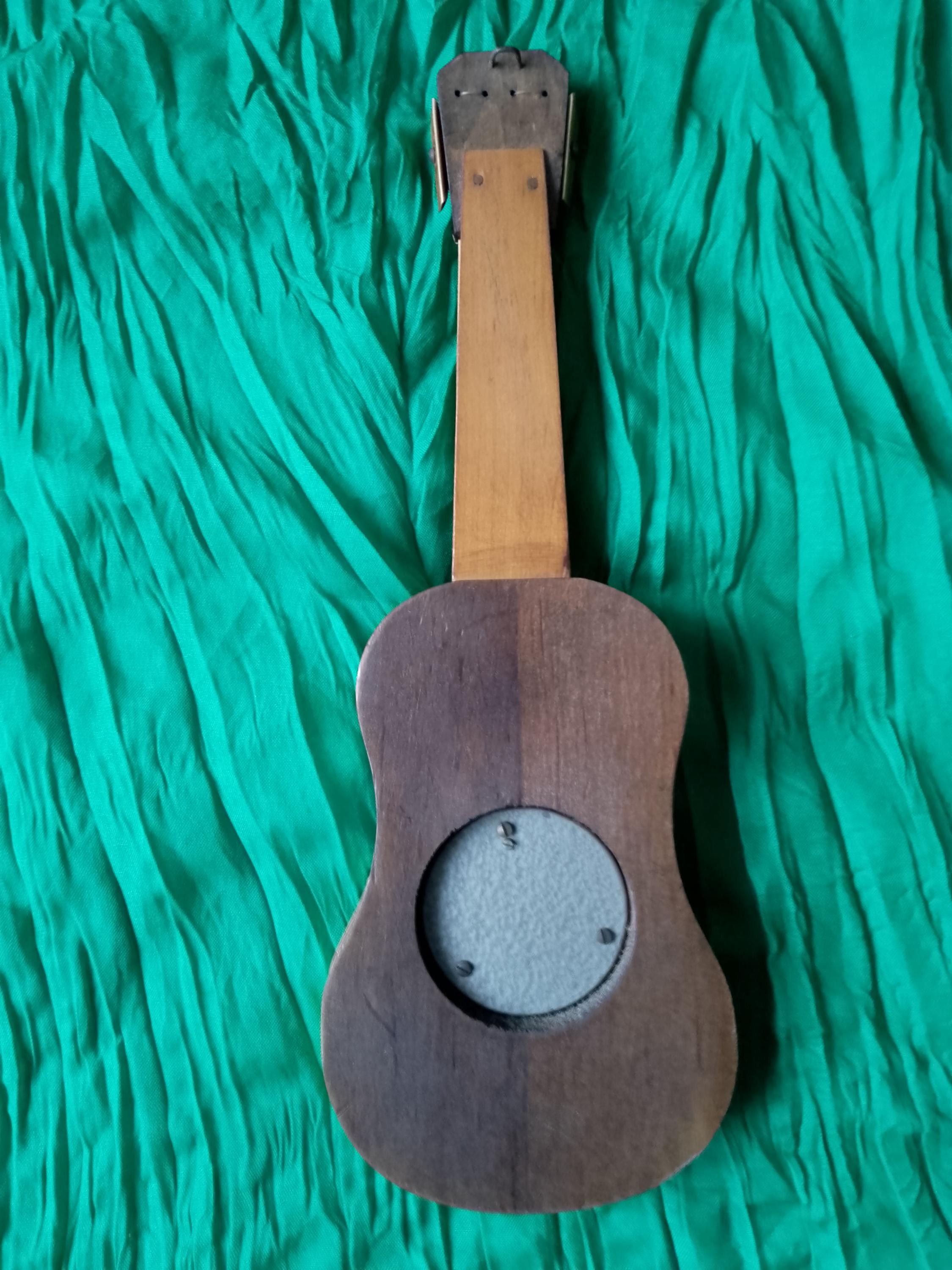 Old French Barometer, Wall Decoration, Shaped Like a Guitar, Vintage ...