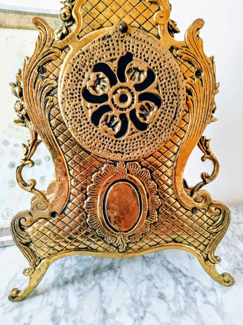 Grand Brass Clock, Very Large, 20th Century Classic Golden Finish ...