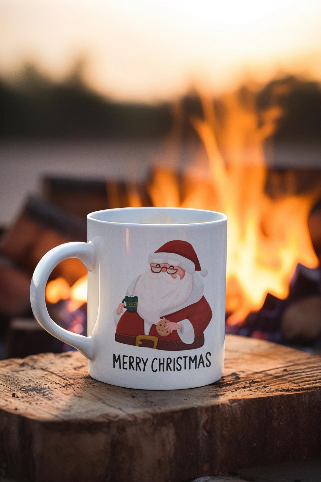 Santa Christmas Mug, Christmas Mug, Christmas Gift, Santa Mug, Merry ...