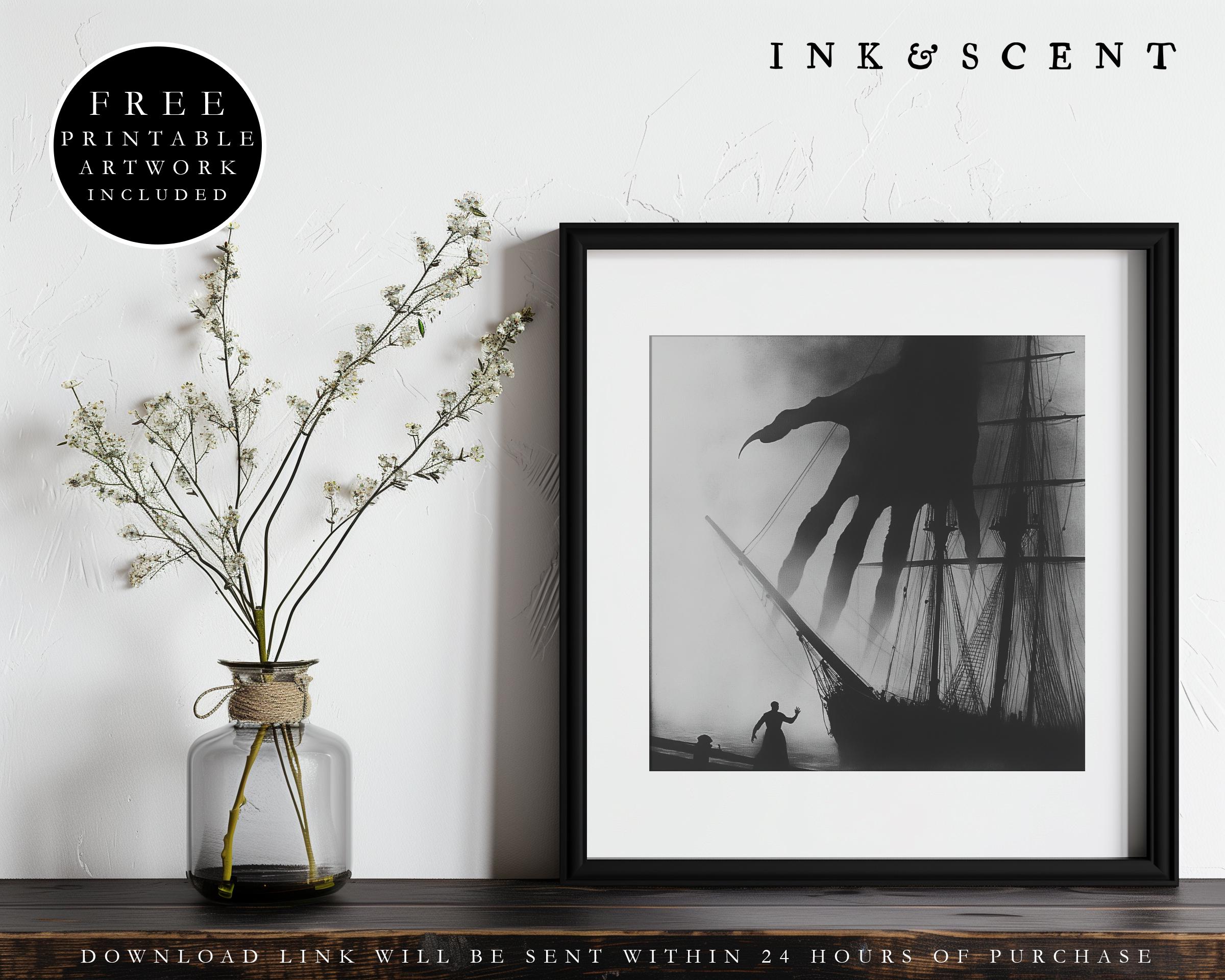 Nosferatu Ghost Ship Candle Vampire Ocean Aesthetic Gothic Dracula ...