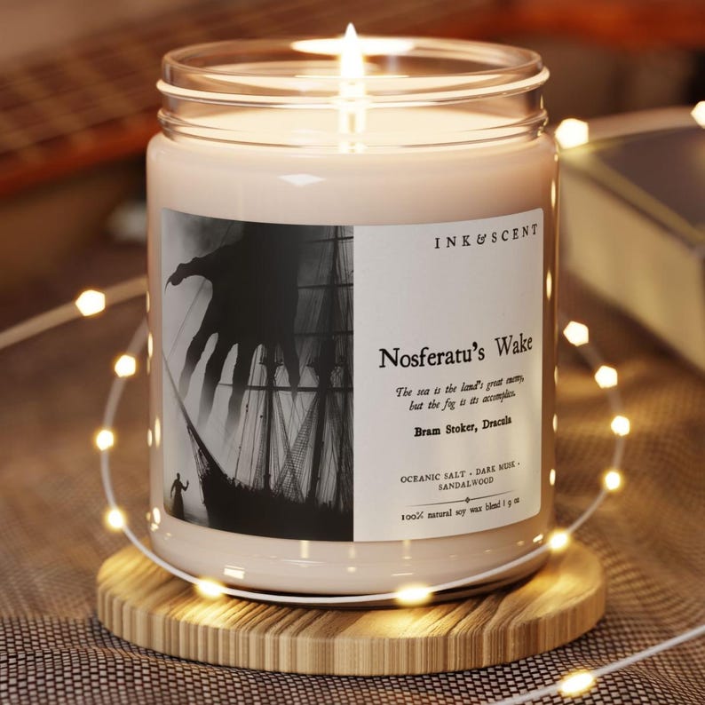 Nosferatu Ghost Ship Candle Vampire Ocean Aesthetic Gothic Dracula ...