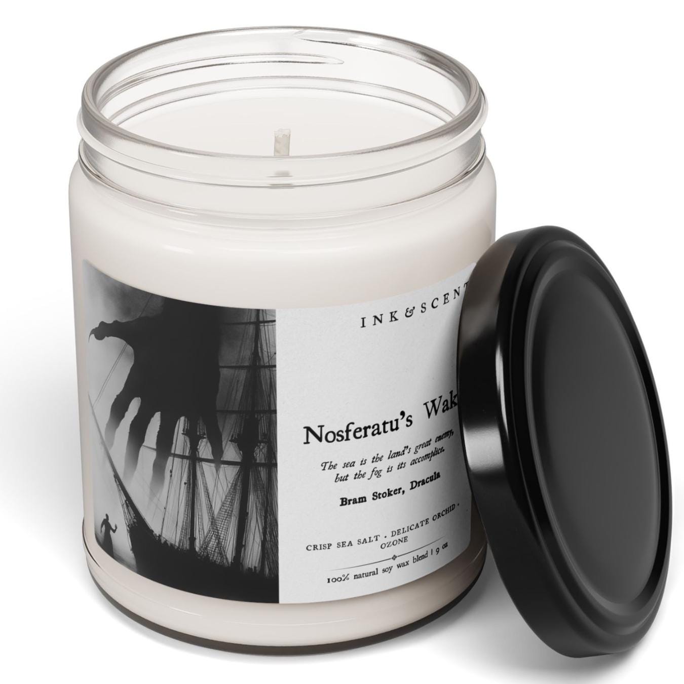 Nosferatu Ghost Ship Candle Vampire Ocean Aesthetic Gothic Dracula ...