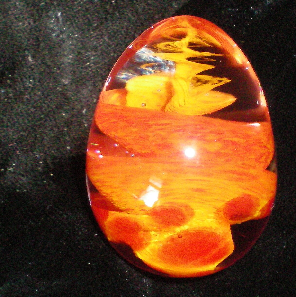 Phoenix Fire Egg Custom Made to Order Handblown Glass | Etsy