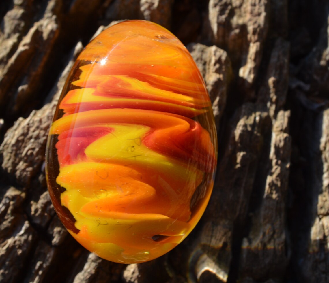 Phoenix Fire Egg Custom Made to Order Handblown Glass - Etsy