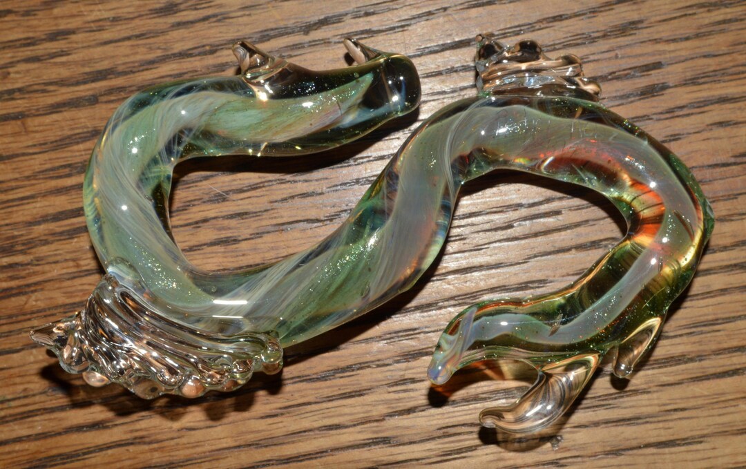 Dragon Infinity Spirit Altar Sculpture - Handblown Glass - Made to ...