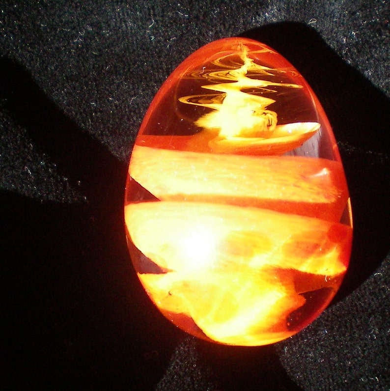 Phoenix Fire Egg Custom Made to Order Handblown Glass - Etsy