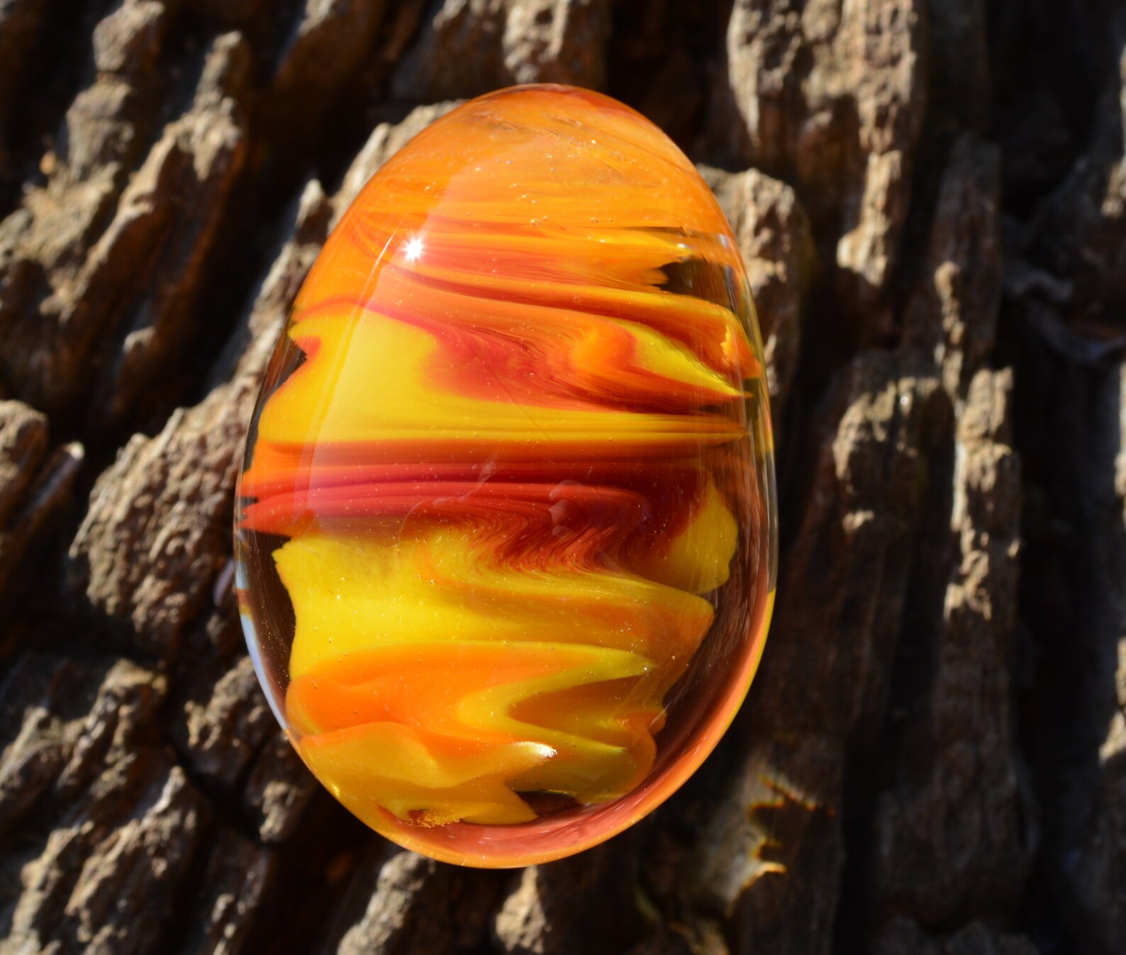 Phoenix Fire Egg Custom Made to Order Handblown Glass - Etsy