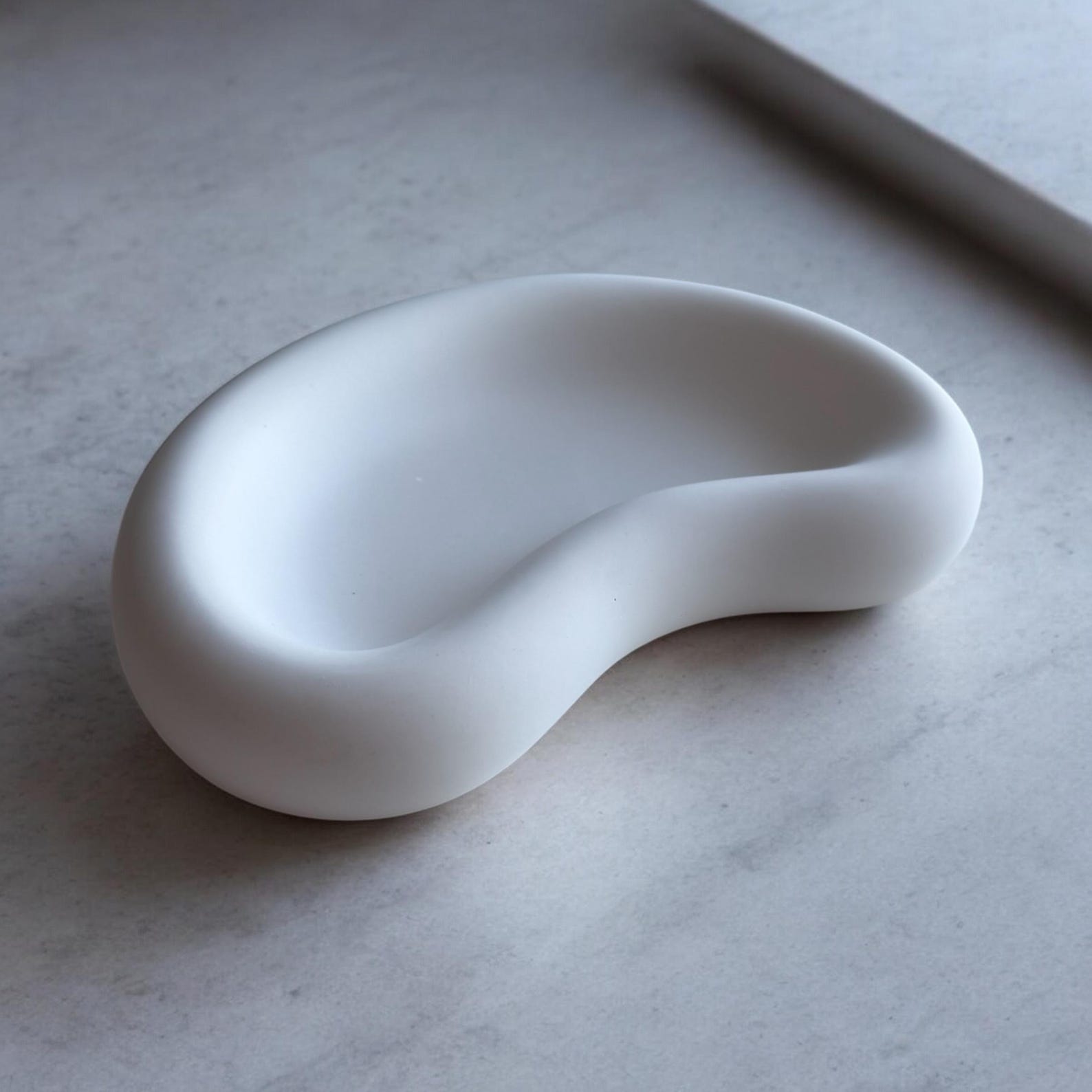 Aesthetic Gypsum Coaster Tray, Elegant Tray, White Handmade Tray. - Etsy