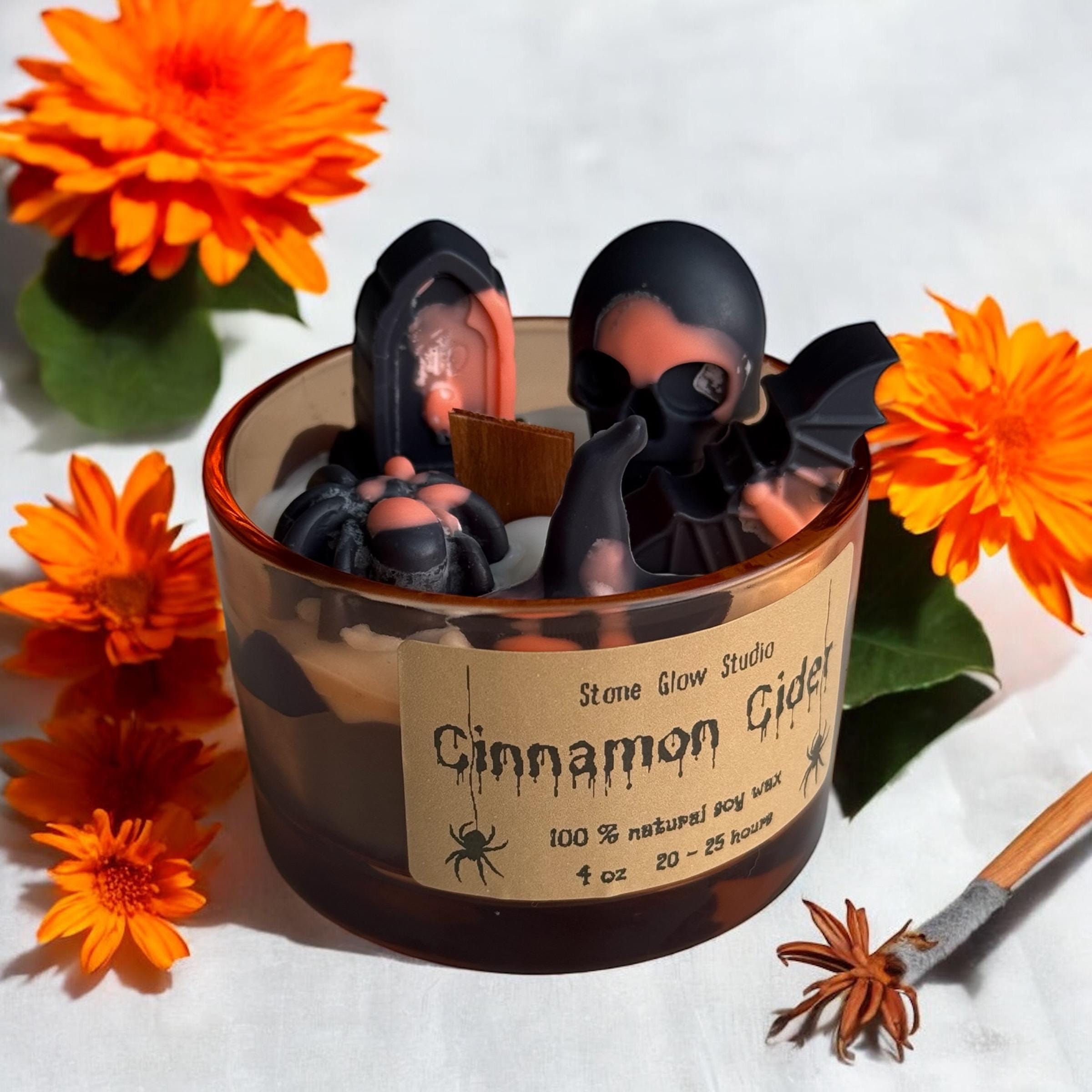 Halloween Candle, Cherry Wood Wick, Coconut Apricot Wax, 4 Oz - Etsy