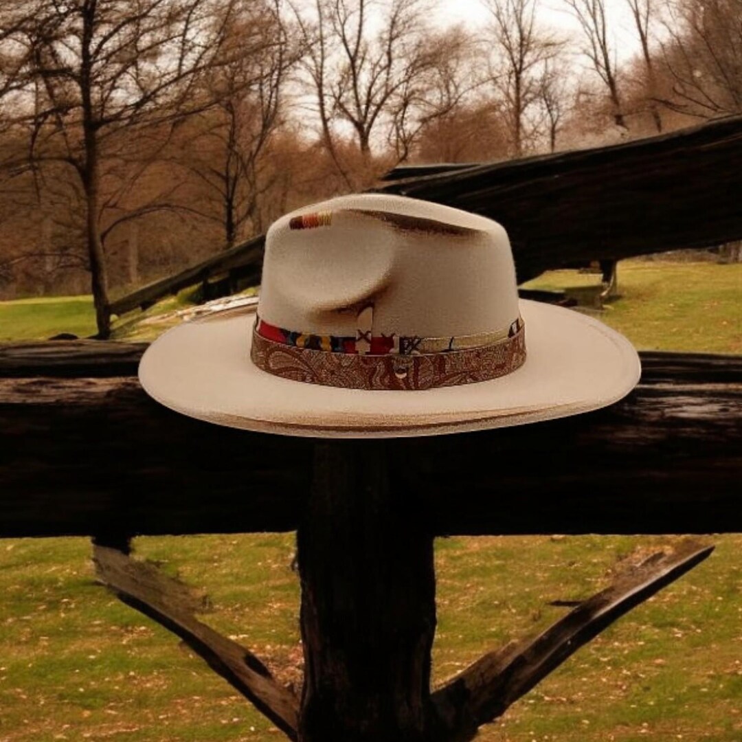 Distressed Vintage Year-round Felt Hat - Etsy