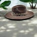 Hand Crafted Distressed Fedora Hat - Etsy