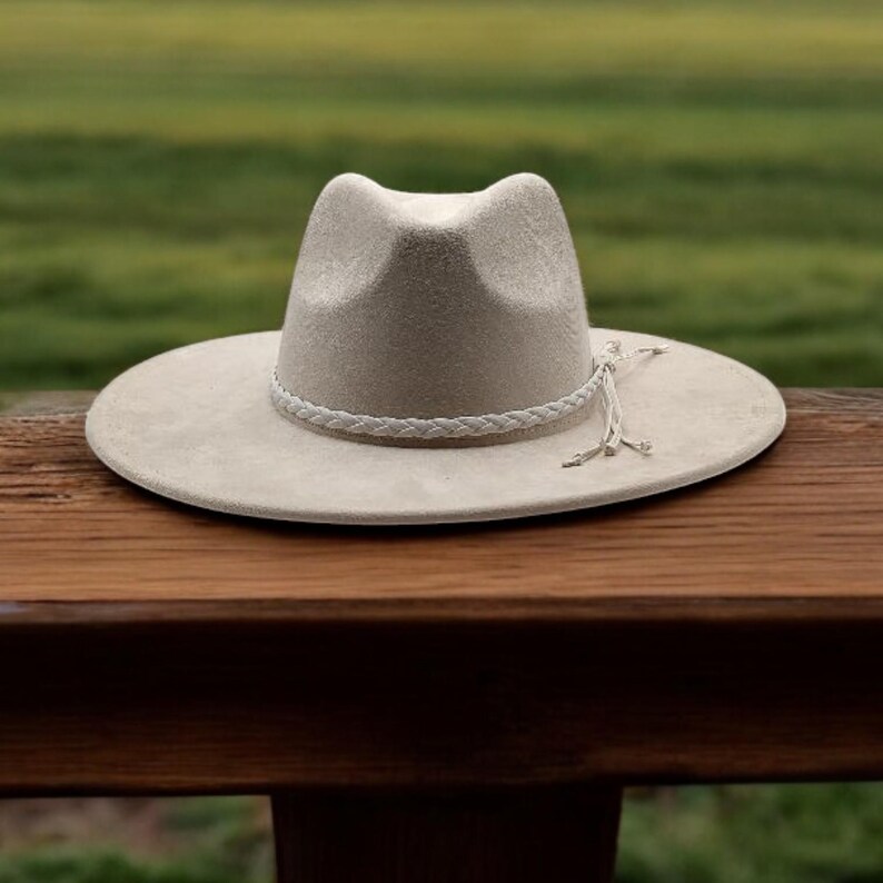 Vintage Fashion Wide Brim Fedora Hat - Etsy