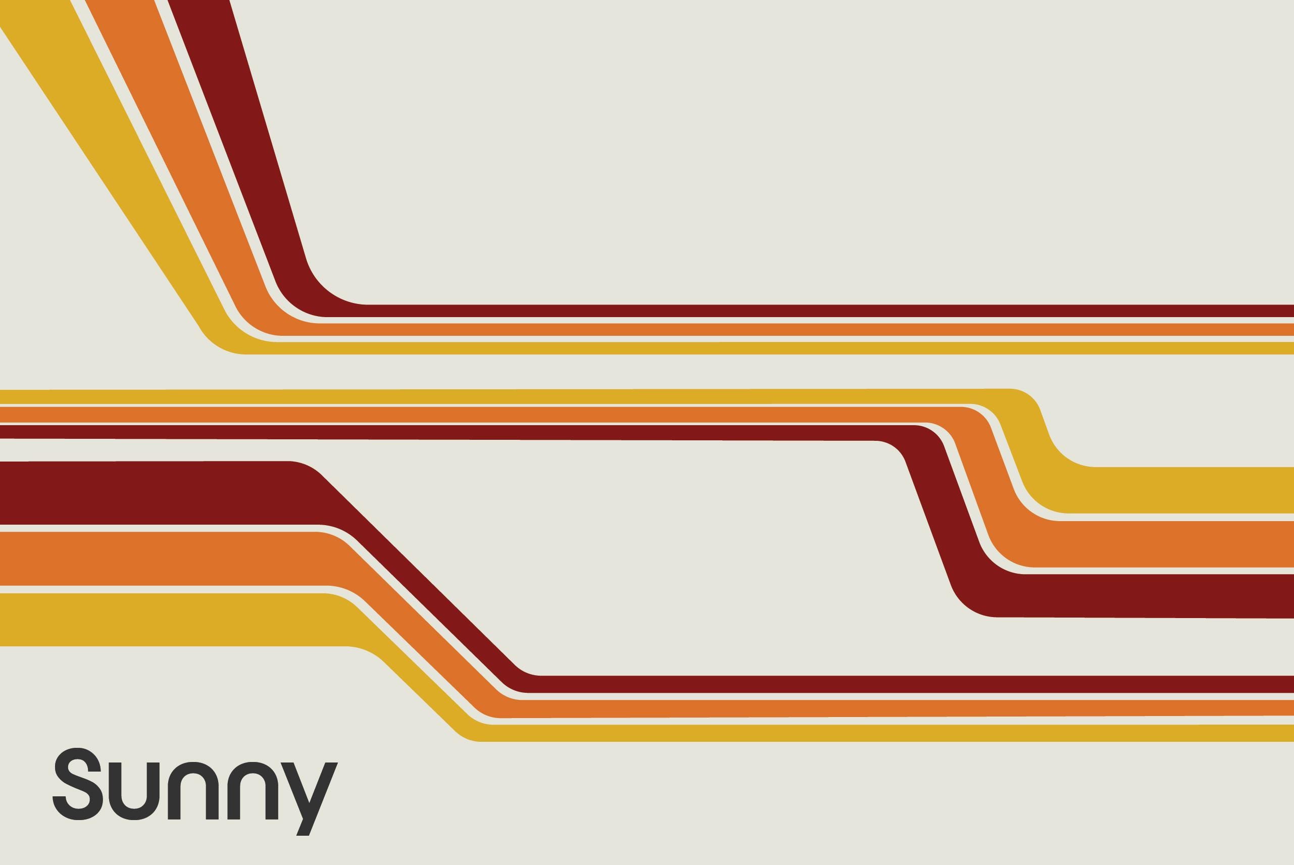 70's Retro Stripe Vectors & Png's for Canva Design - Etsy