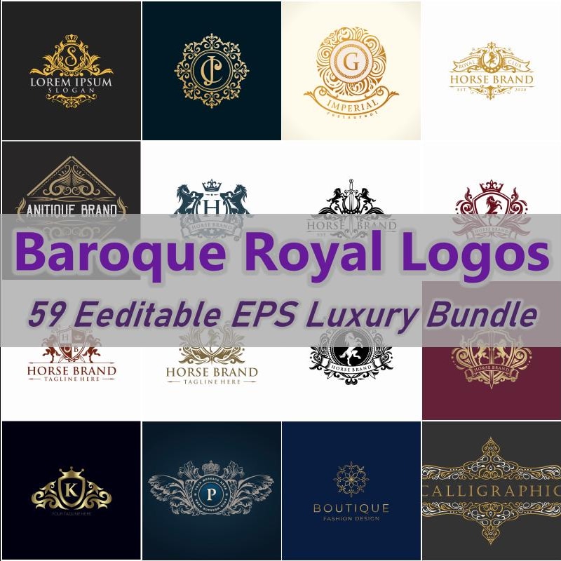 Baroque Royal Logo - Etsy