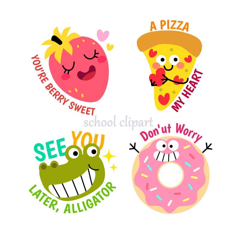 Childlike Cutecore Sticker Set Fruits Vegetables Pastel Color Fun for ...