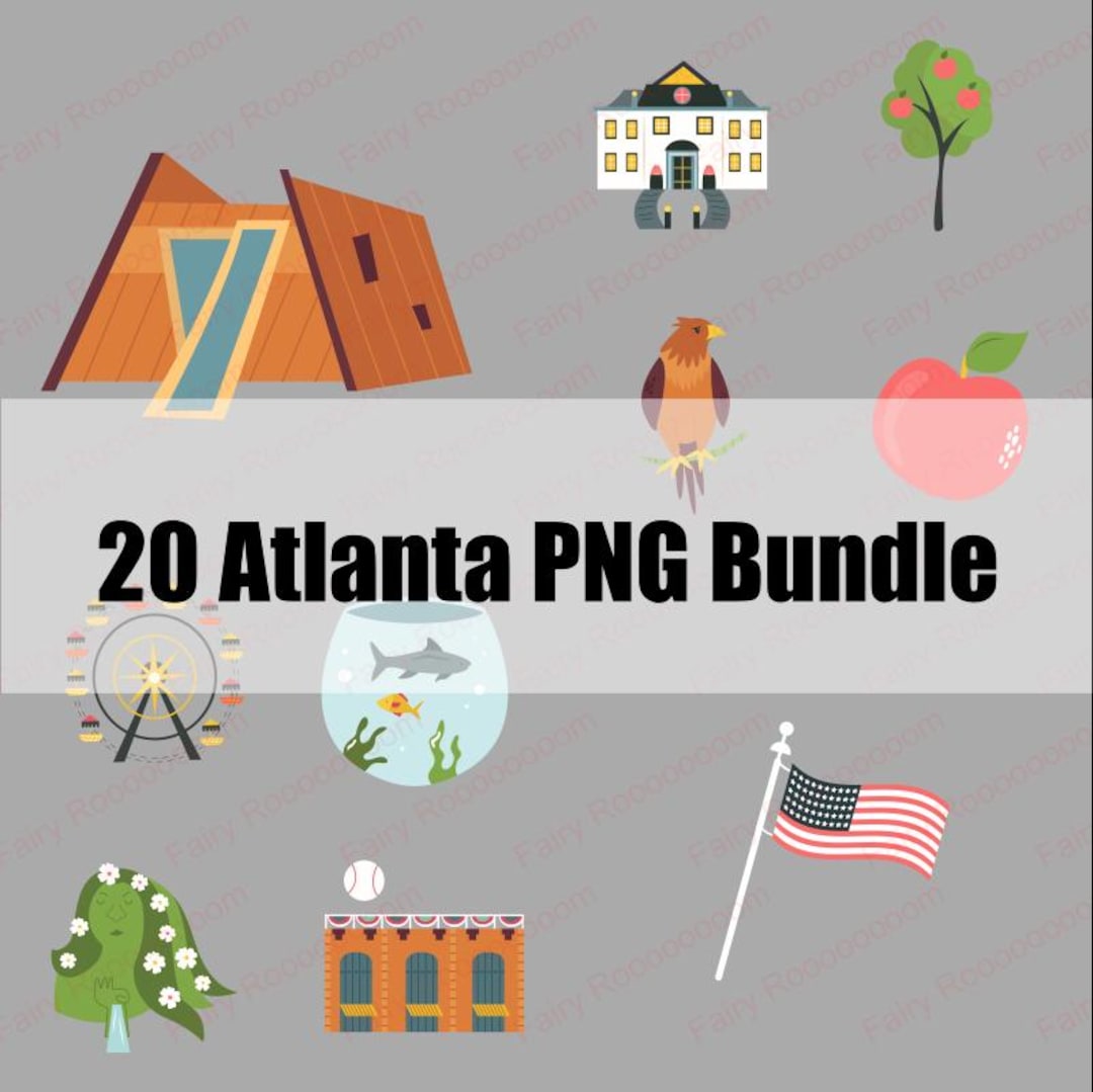 20 PNG Atlanta Icons Png Bundle Atlanta City America PNG Background ...