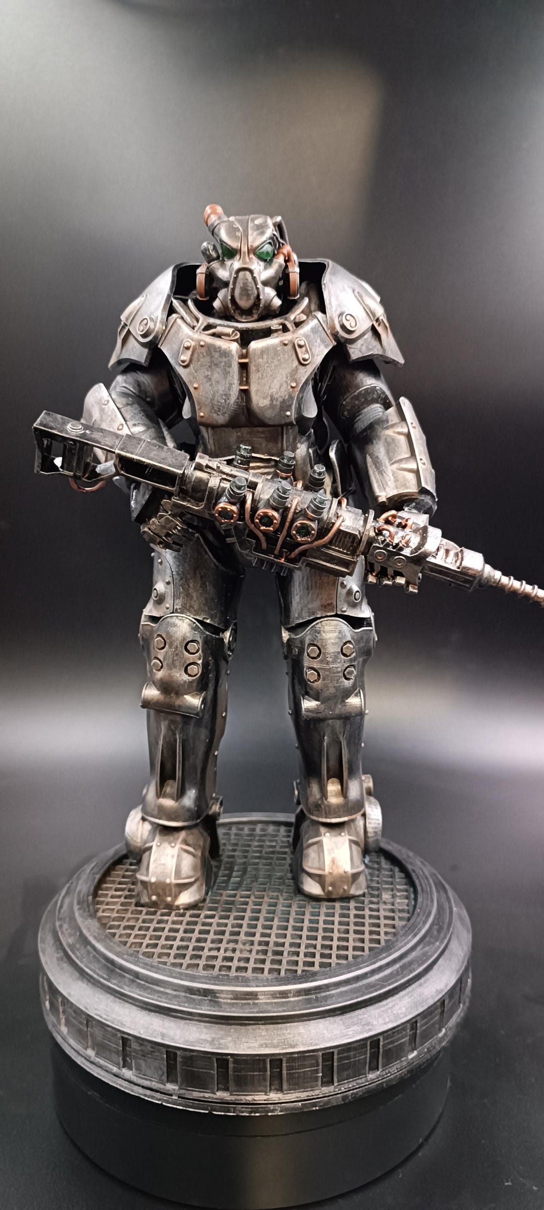 X-01 Enclave Power Armor Statue Fallout 4 3D Printed & Handpainted - Etsy