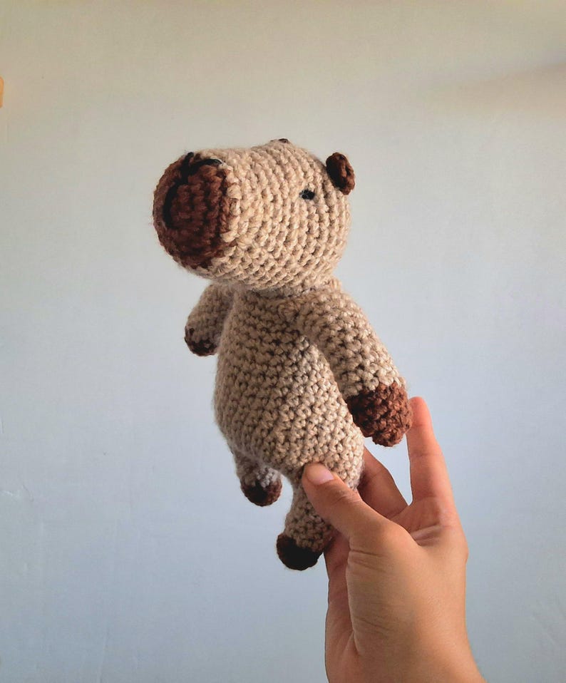 Crochet Pattern: Capybara With Clothes - Etsy
