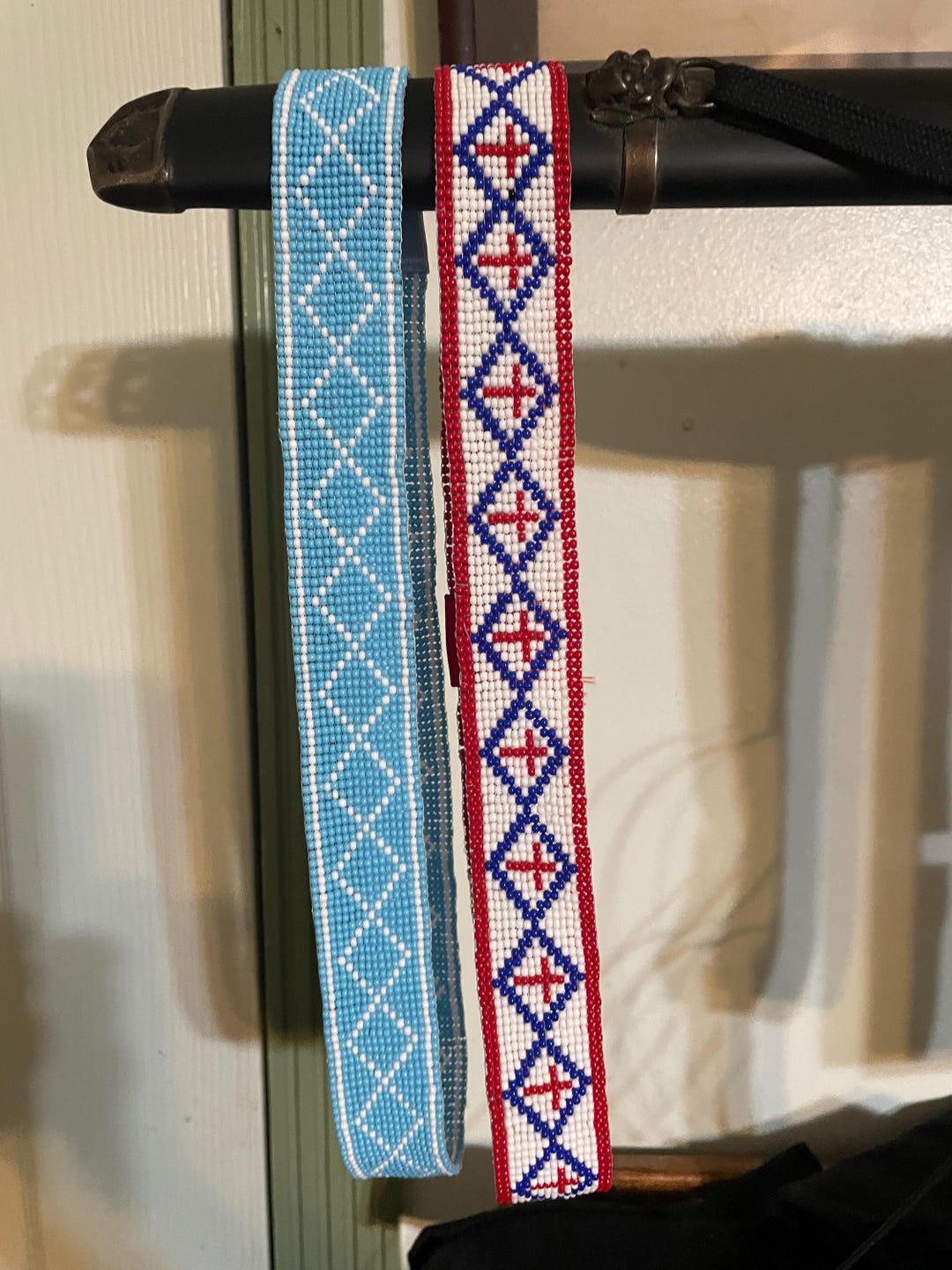 Tribal Glass-beaded Native American Hat Band - Etsy