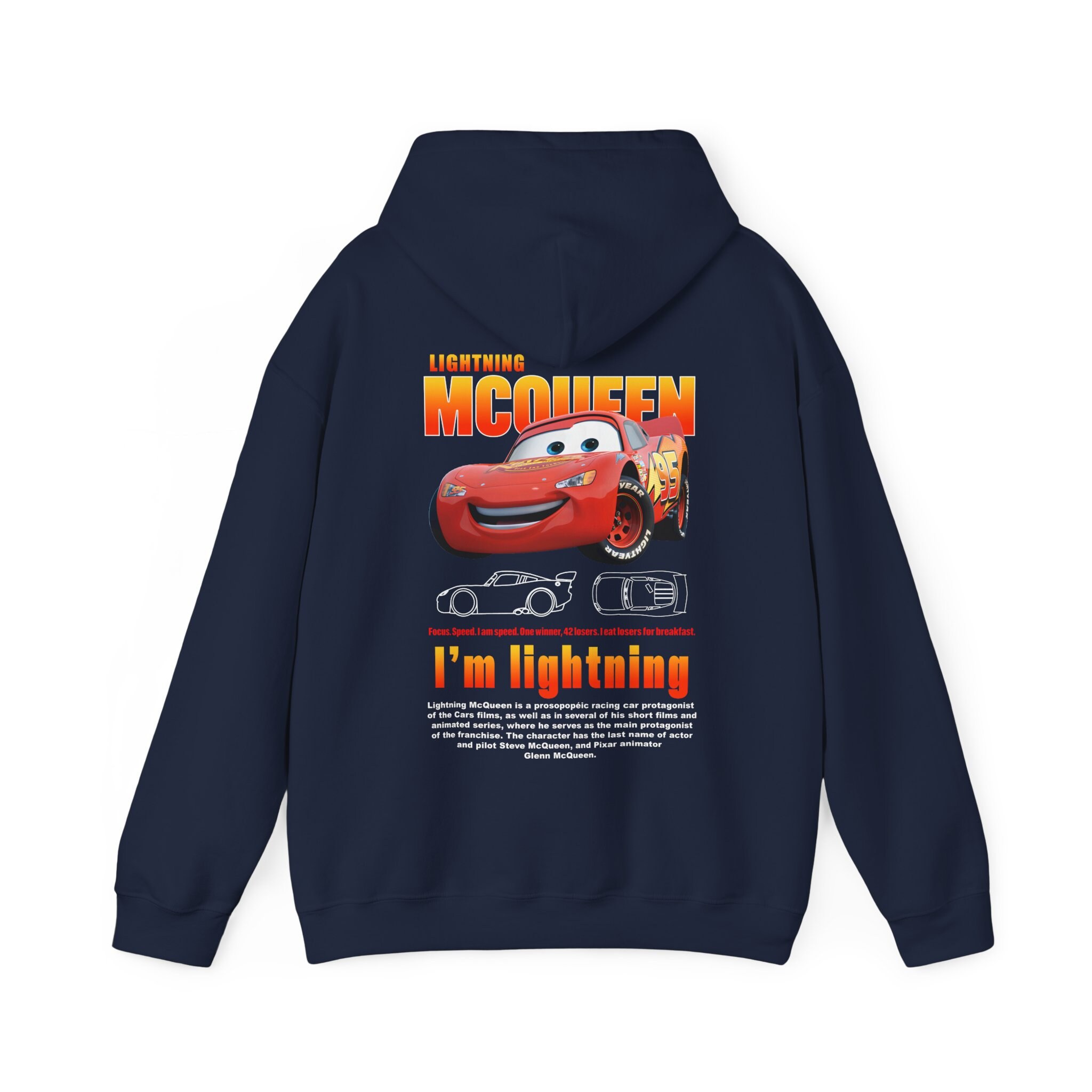 Lightning Mcqueen & Sally Couple Hoodies: Cars Movie Matching ...