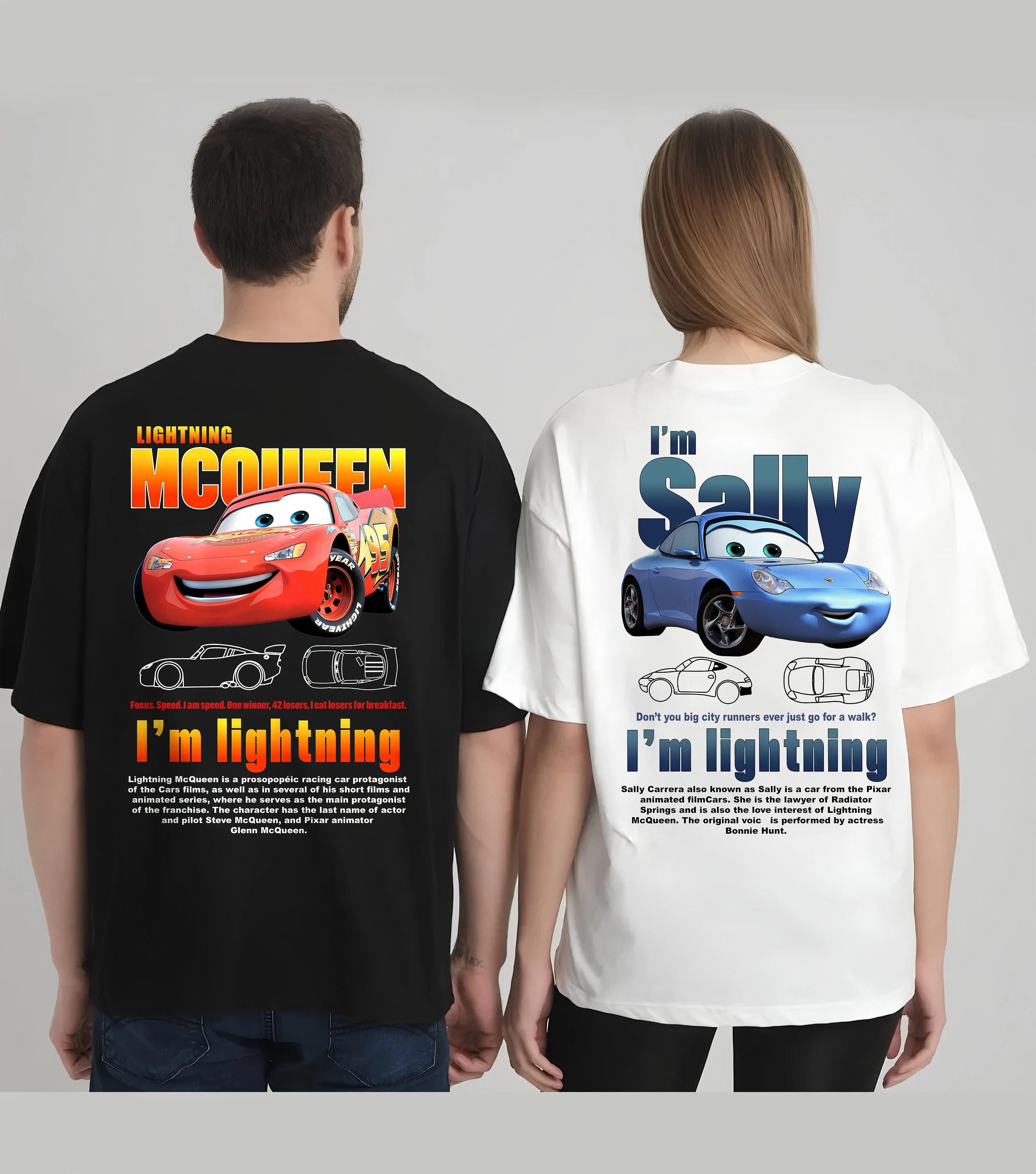 Cars Matching Shirt, Mcqueen and Sally Couple T-shirt, Kachow L ...