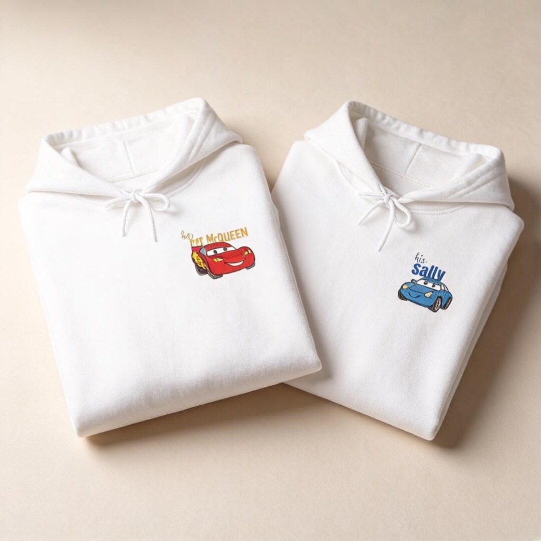 Couple Hoodies Mcqueen Sally Matching |his Her| Hooded Sweatshirt ...