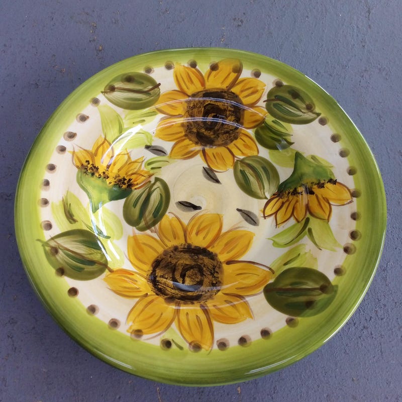 Sunflower Plate - Etsy