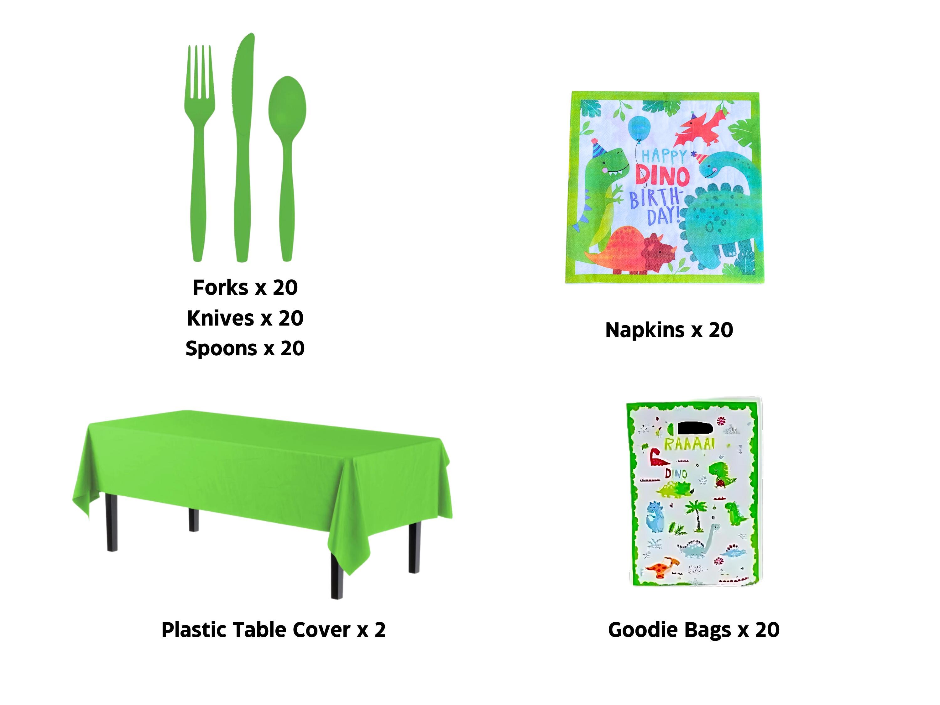 Dinosaur Party Supplies Complete Set Birthday Party in Box Kids Party ...