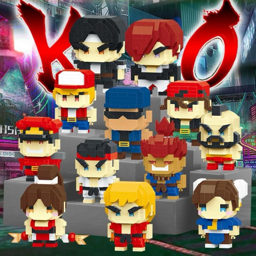 King of Fighters Fighting Street Fighter Series Minifigures Eduational Building Blocks Toy ...