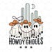 Howdy Ghouls Png, Cowboy Ghost Png, Spooky Western Png, Retro Halloween ...