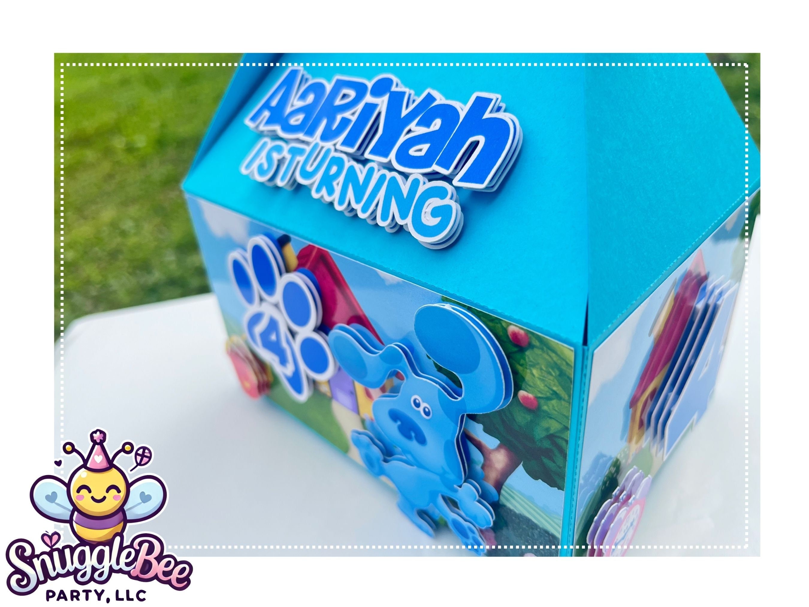 Custom Clues-themed Gable Box Personalized Medium Party Favor Box ...