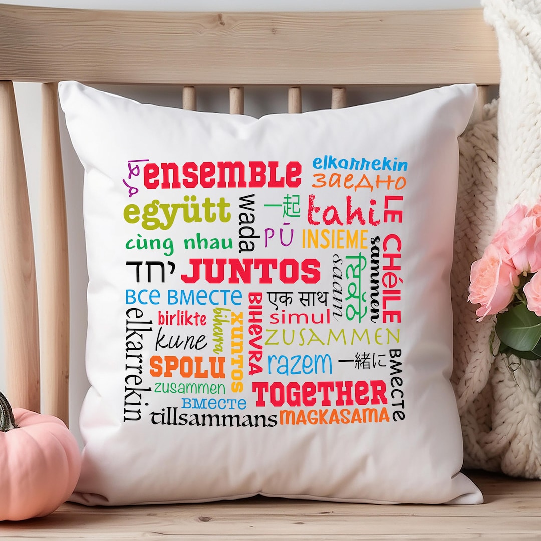 Word Cloud "together" in Different Languages – Digital Download - Etsy