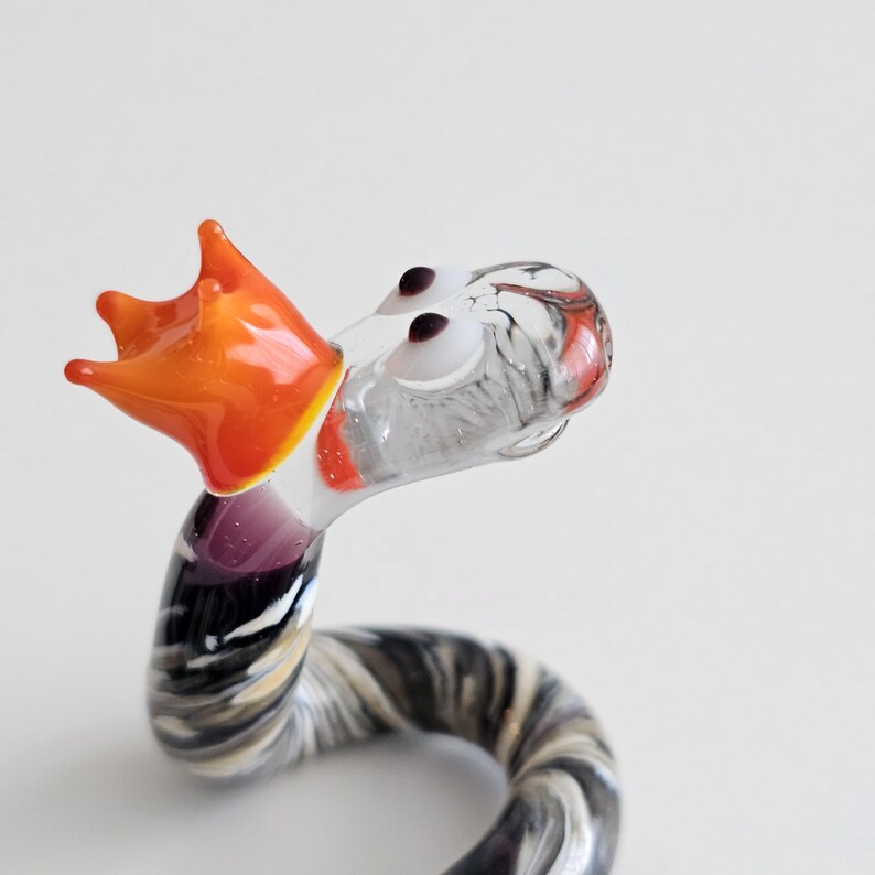 Glass Snake Handmade Figurine – Symbol of 2025 | Unique Hand-made ...