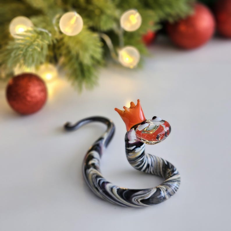 Glass Snake Handmade Figurine – Symbol of 2025 | Unique Hand-made ...