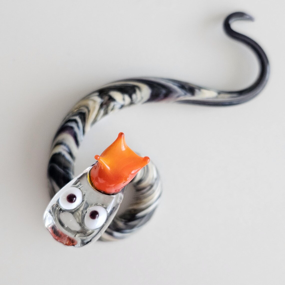 Glass Snake Handmade Figurine – Symbol of 2025 | Unique Hand-made ...
