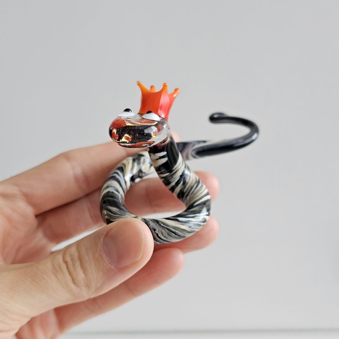 Glass Snake Handmade Figurine – Symbol of 2025 | Unique Hand-made ...