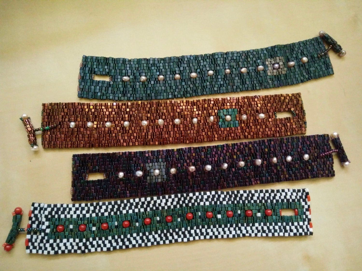 Triangle Cuff Beading Tutorial - Etsy