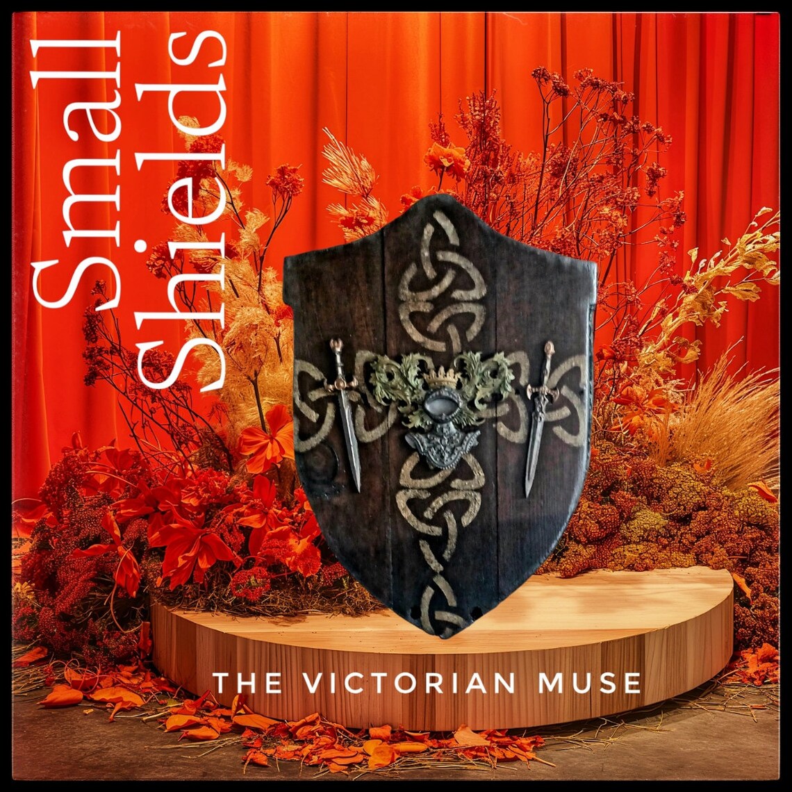 Celtic Knot Medieval Wood Shields Handcrafted decorative Display Only ...