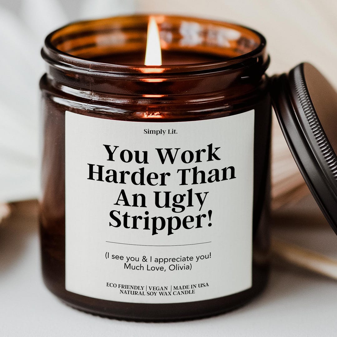 Employee Christmas Candles, Personalized Best Team Candle, Corporate ...