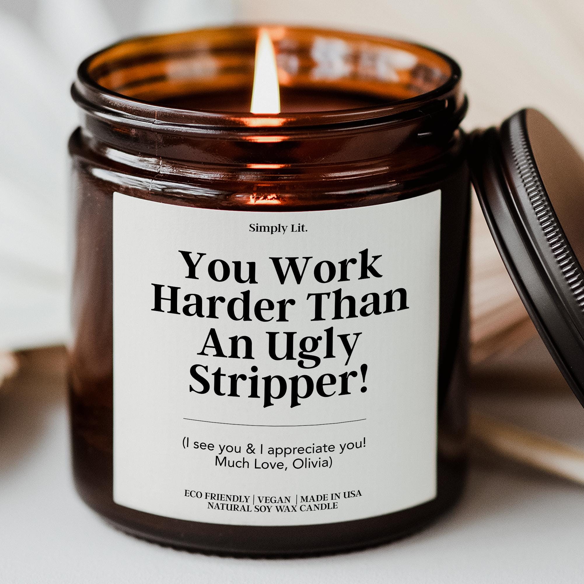 Employee Christmas Candles, Personalized Best Team Candle, Corporate ...