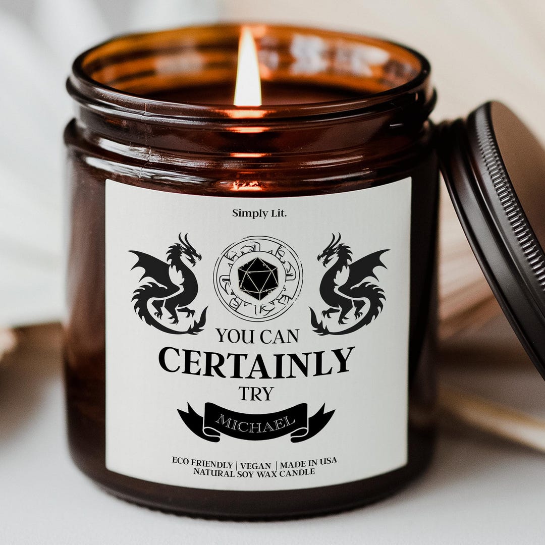 Dnd Dungeon Master Candle, Christmas Gifts, You Can Certainly Try ...