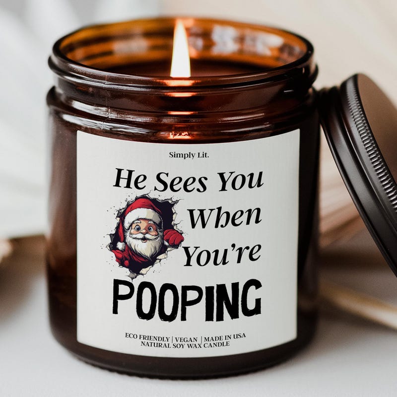 Pooping Santa - Etsy