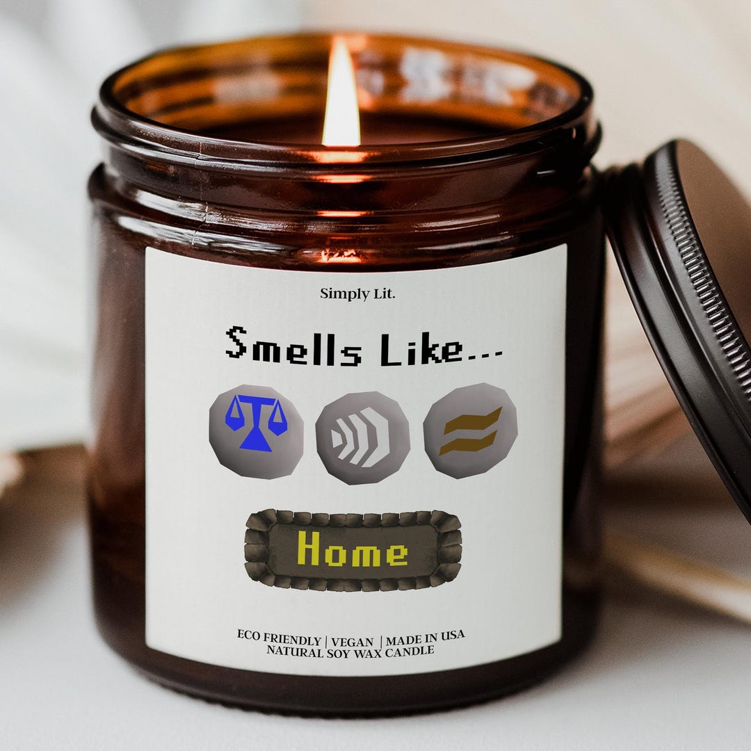 OSRS Runes Candle, OSRS Menu Candles, Old School Runescape Candle, Old ...