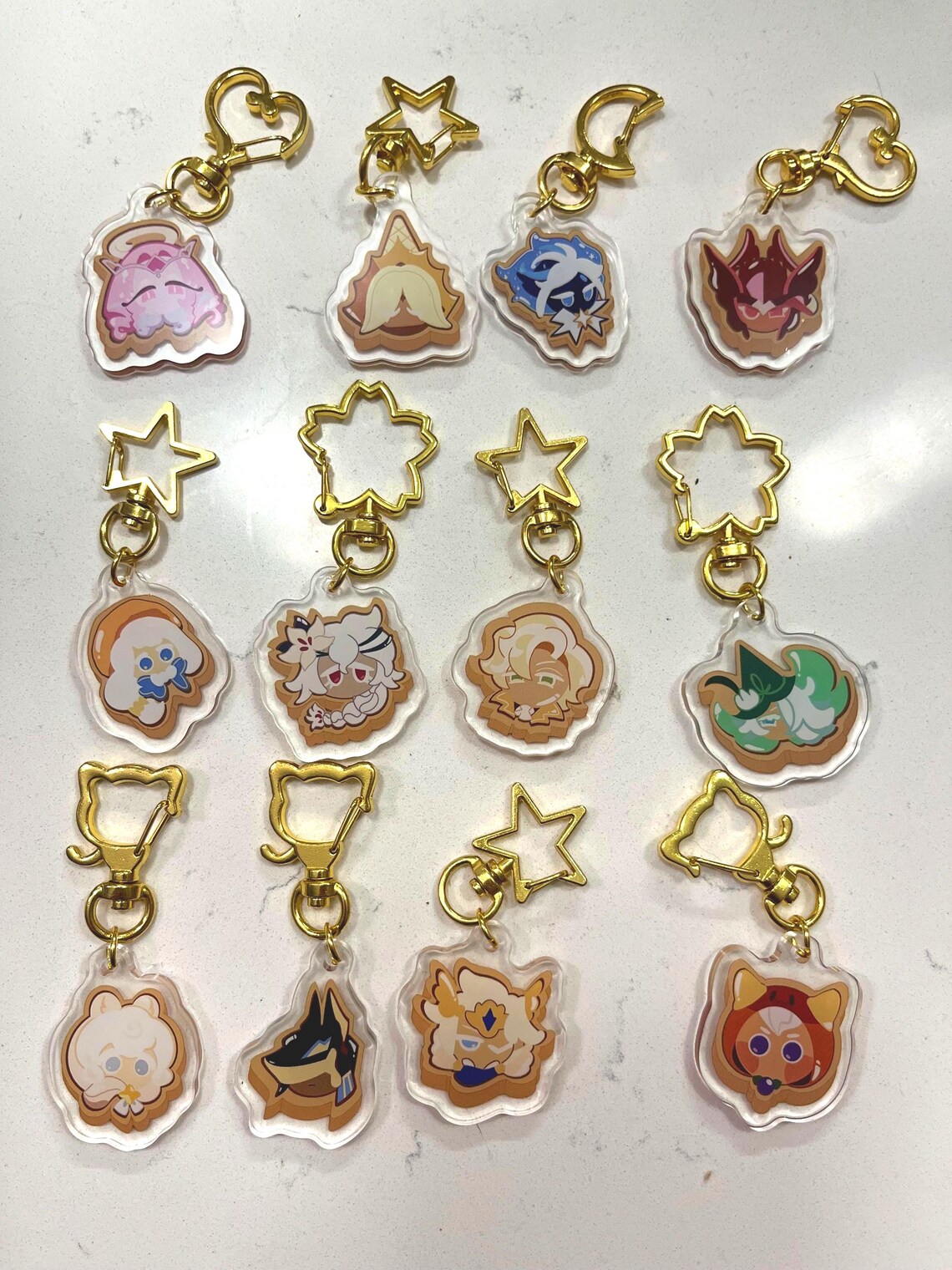 Select Your Own: Cookie Run Kingdom (CRK) Gachapon Keychains! Cookie ...