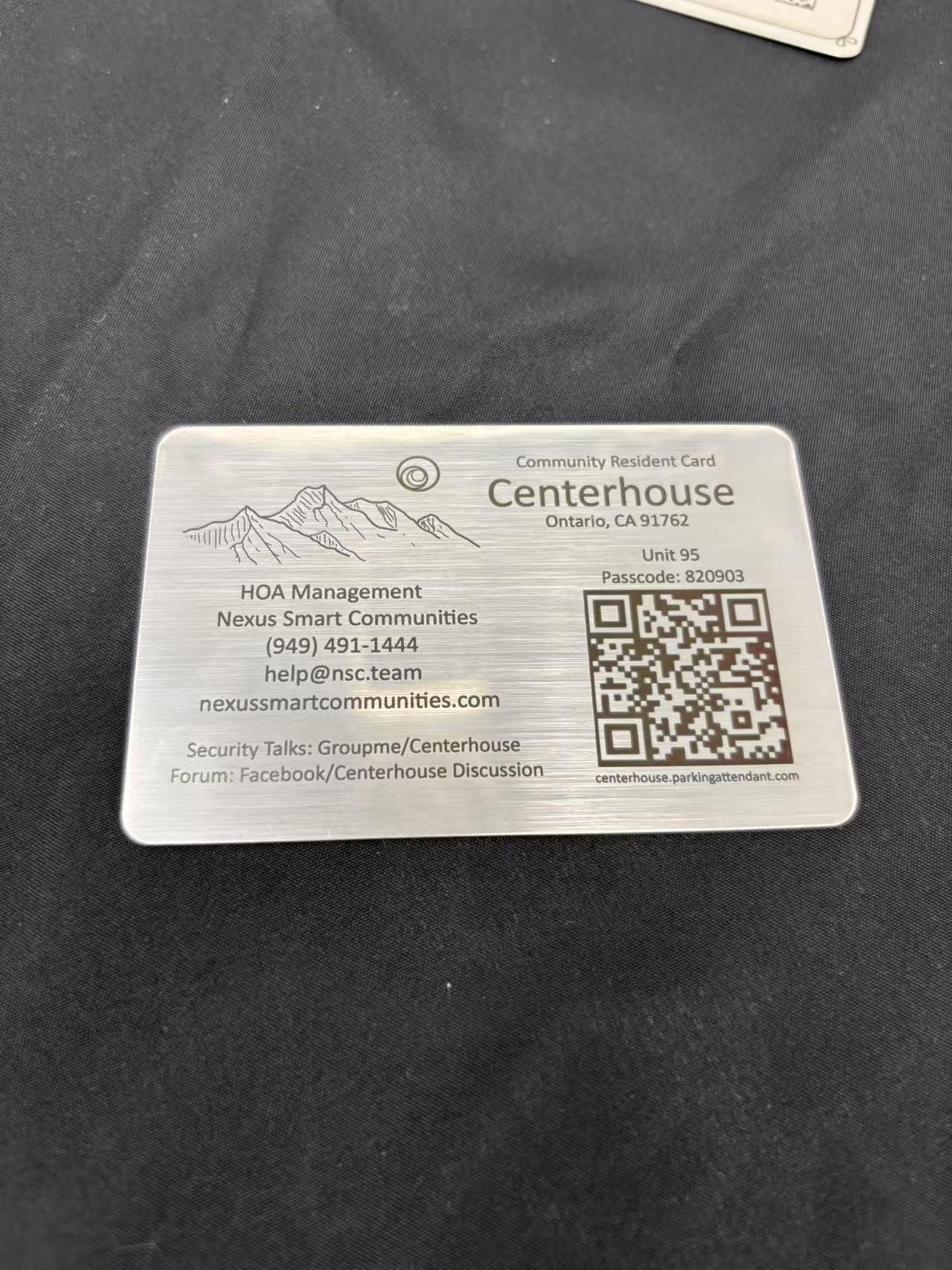 304 Stainless Steel Business Cards – Precision Engraved for Lasting ...