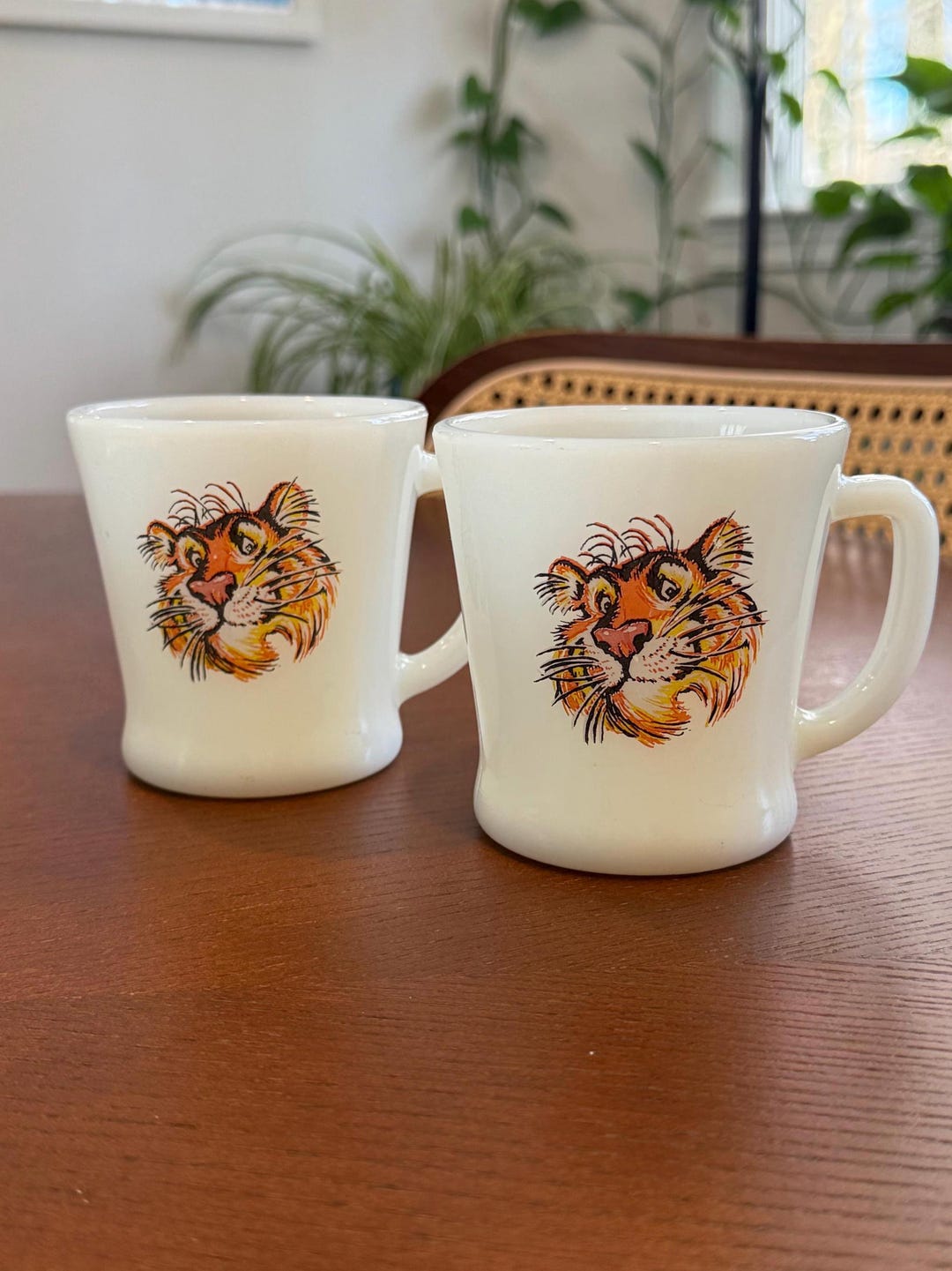 Vintage Esso/exxon Milk Glass Fire-king Mugs by Anchor Hocking Made in ...