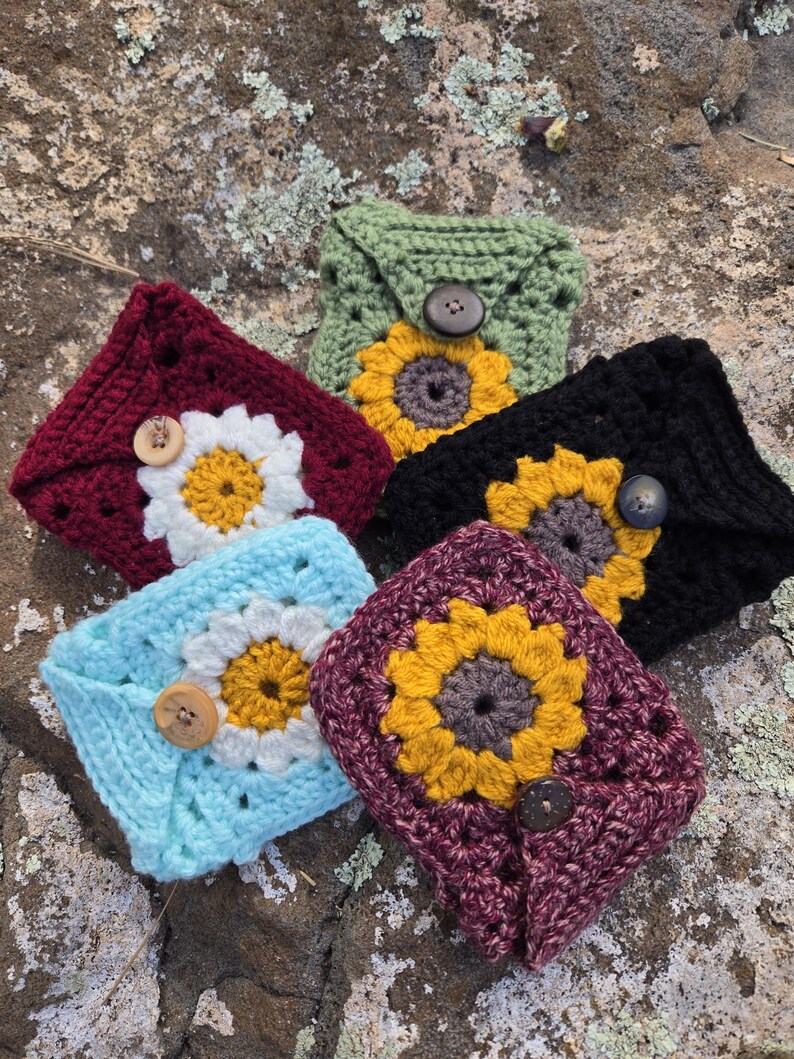 Pocketses (wearable Crocheted Pouches) - Etsy