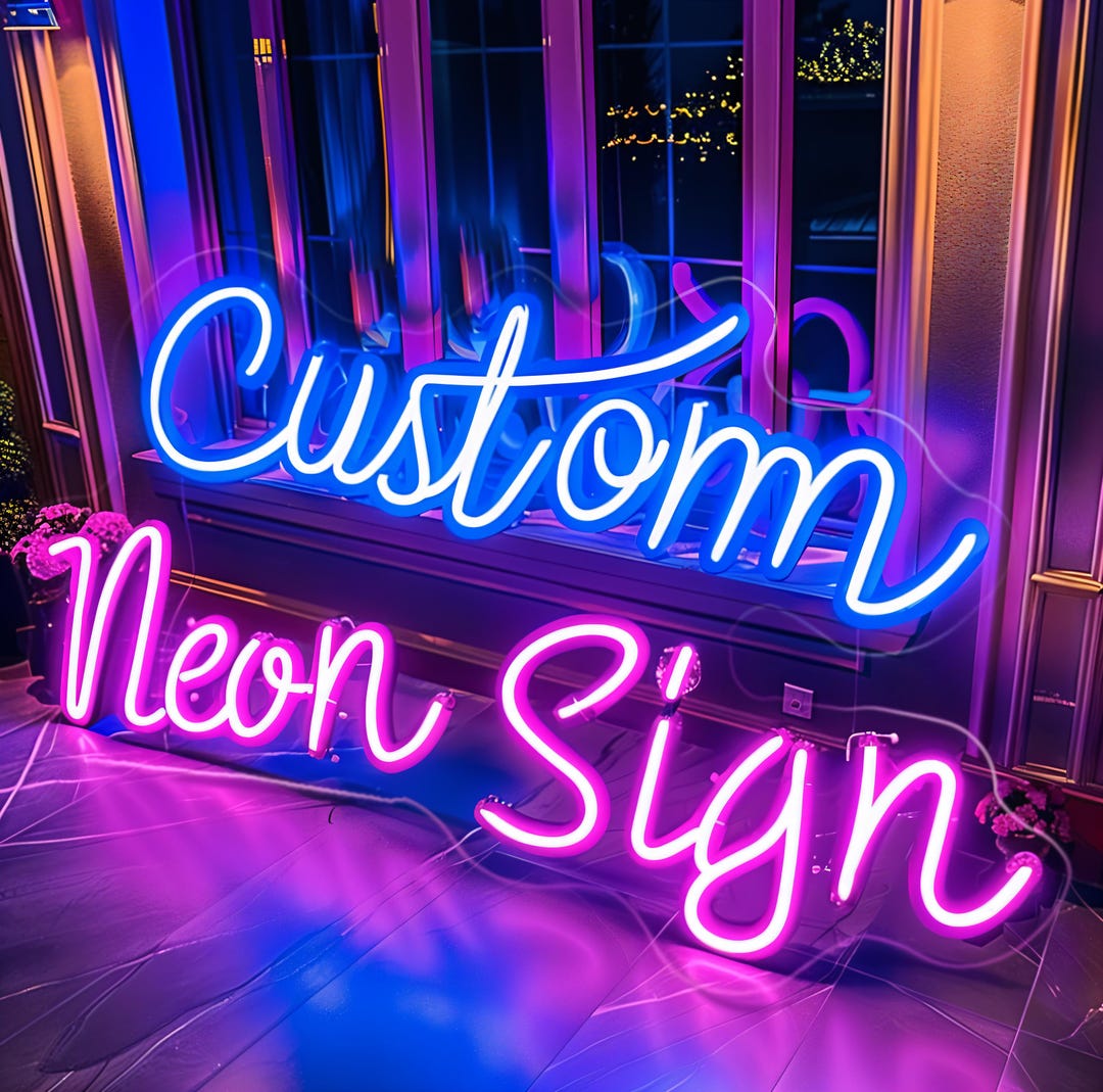 Handmade Personalized Neon LED Sign Custom Neon Wall Art for Home Decor ...